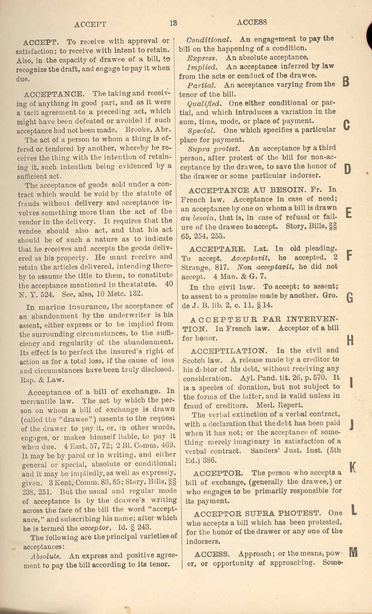 1891 Black's Law Dictionary, First Edition