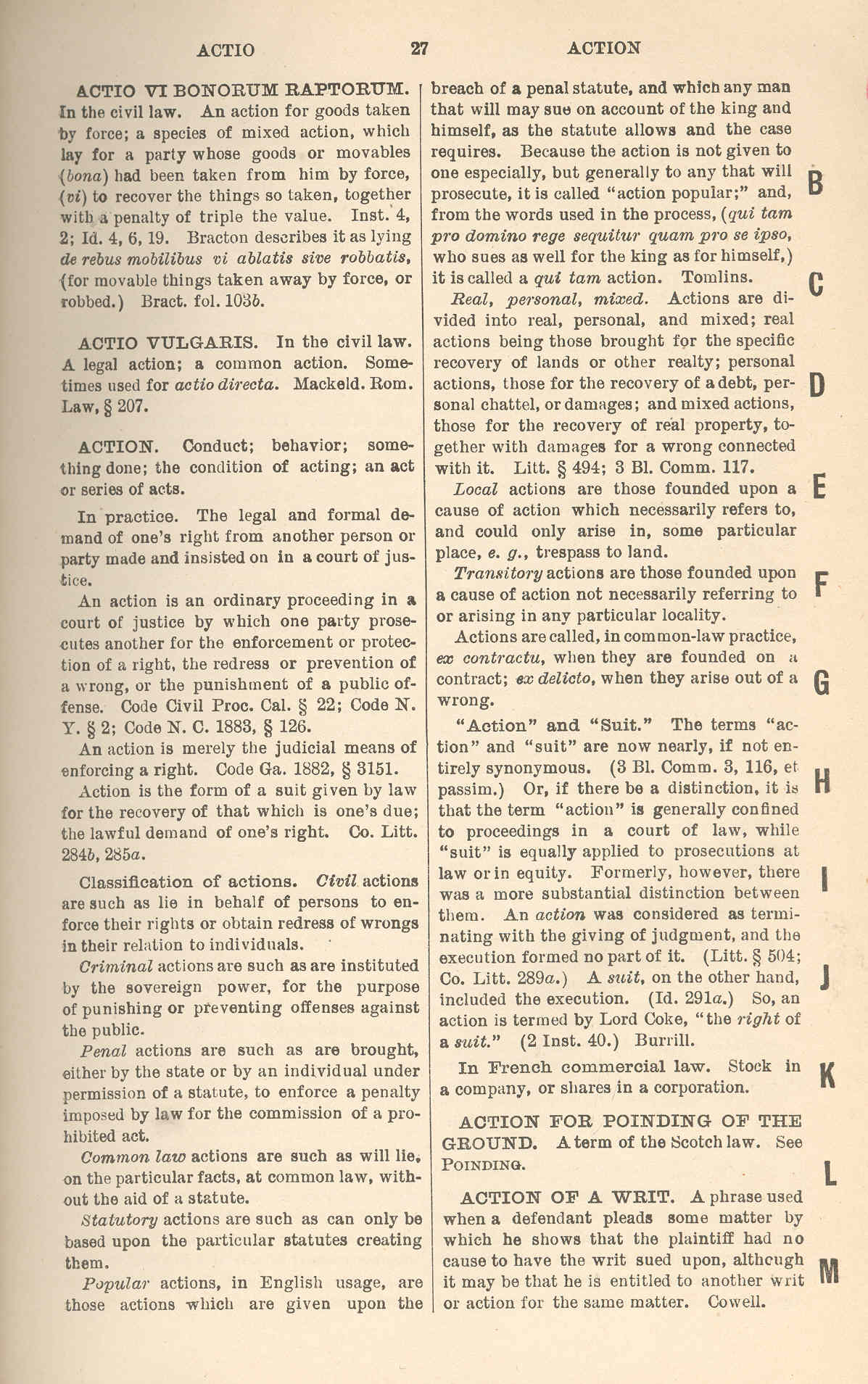 1891 Black's Law Dictionary, First Edition