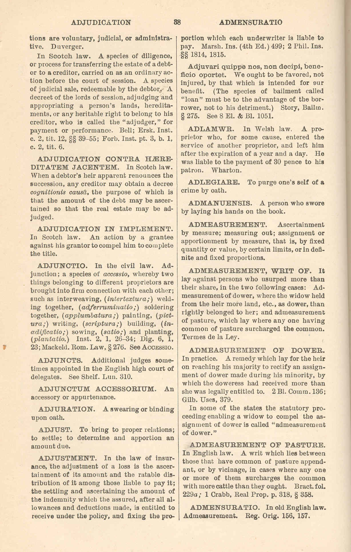 1891 Black's Law Dictionary, First Edition