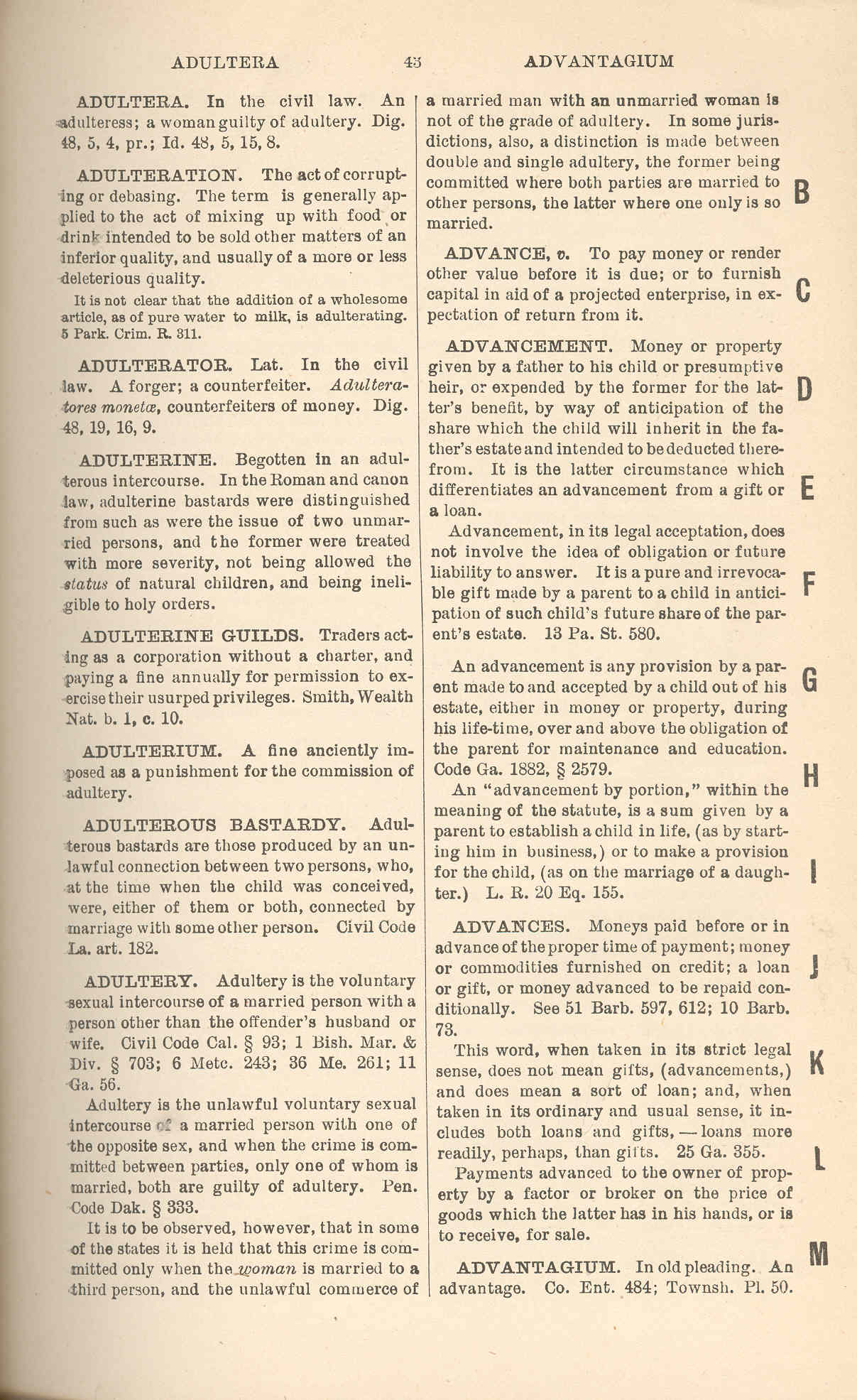 1891 Black's Law Dictionary, First Edition