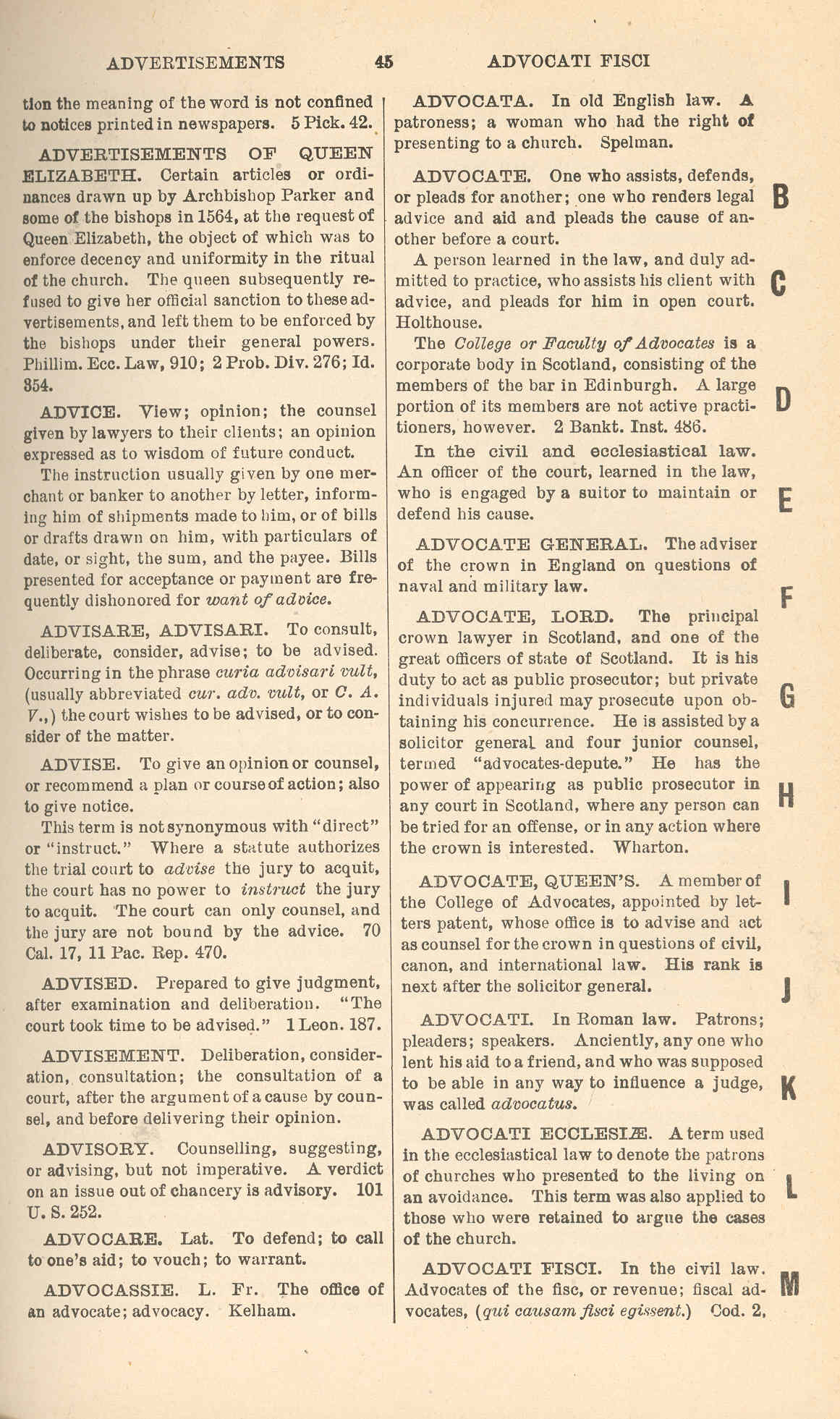 1891 Black's Law Dictionary, First Edition