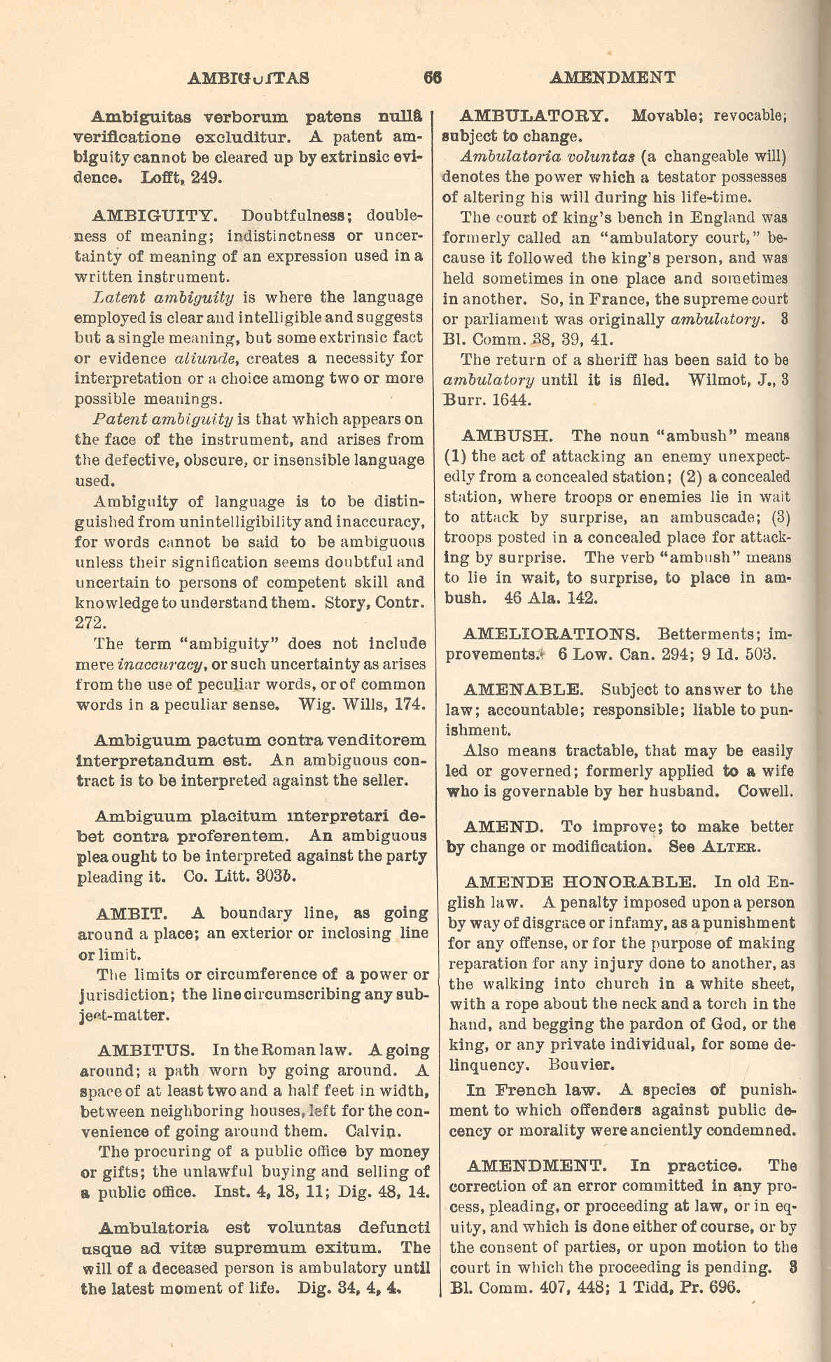 1891 Black's Law Dictionary, First Edition