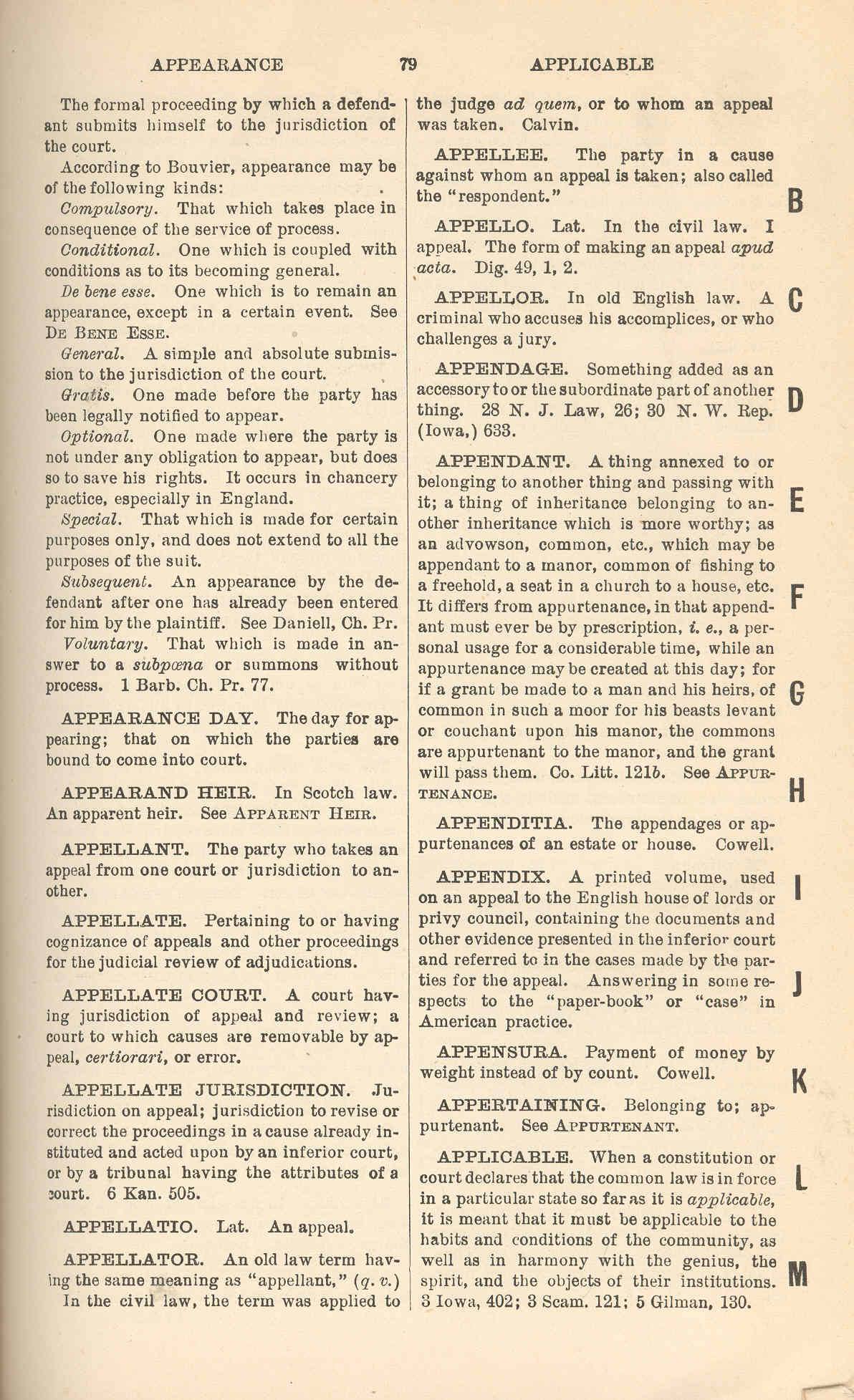 1891 Black's Law Dictionary, First Edition