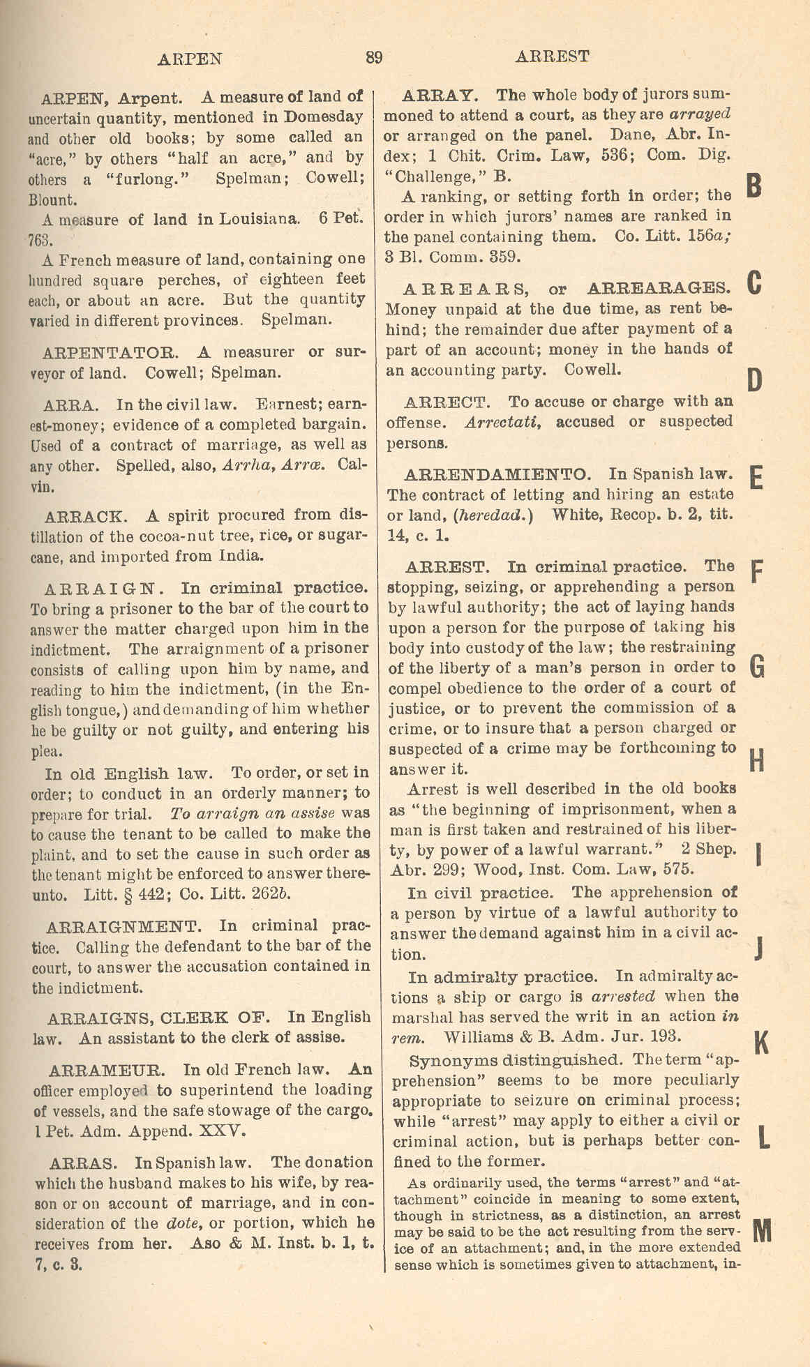 1891 Black's Law Dictionary, First Edition