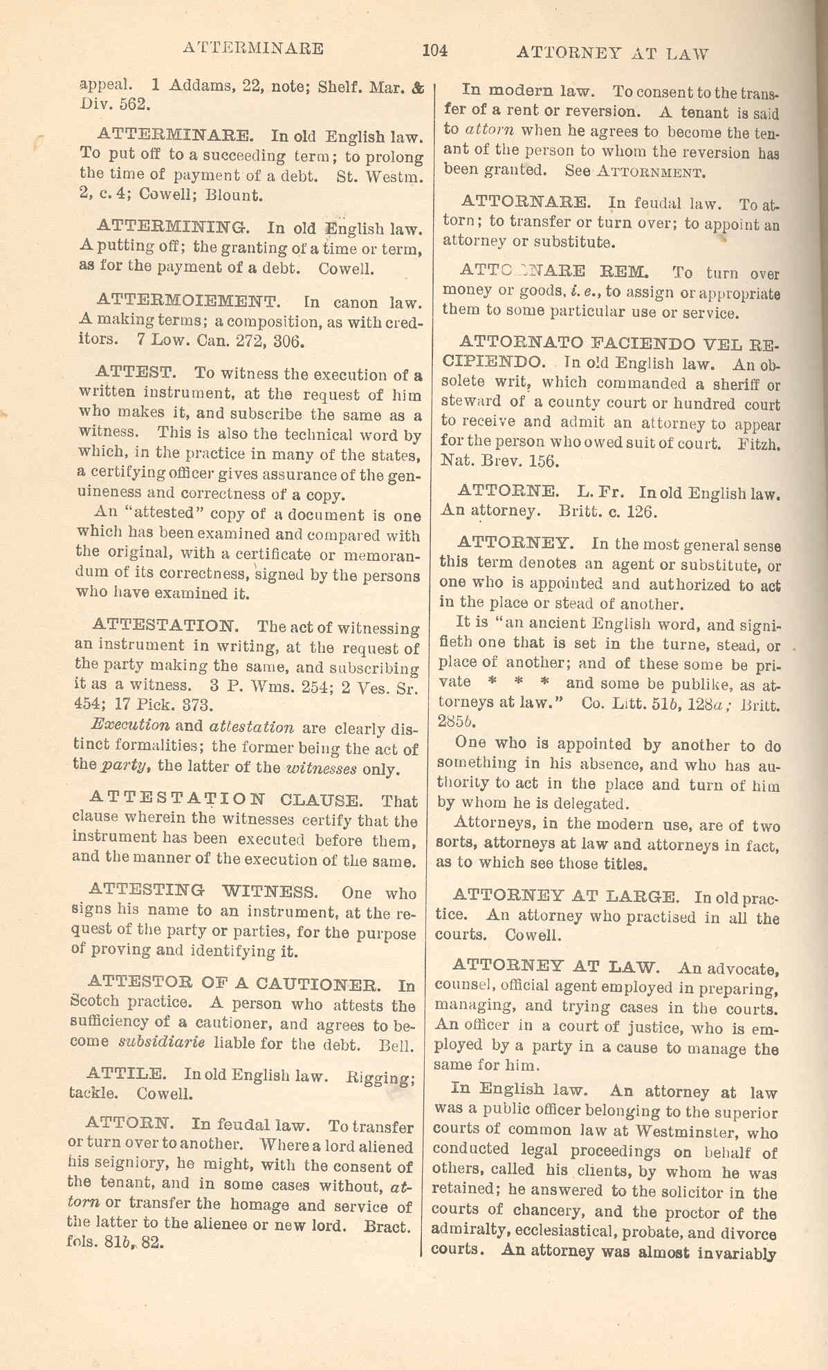 1891 Black's Law Dictionary, First Edition