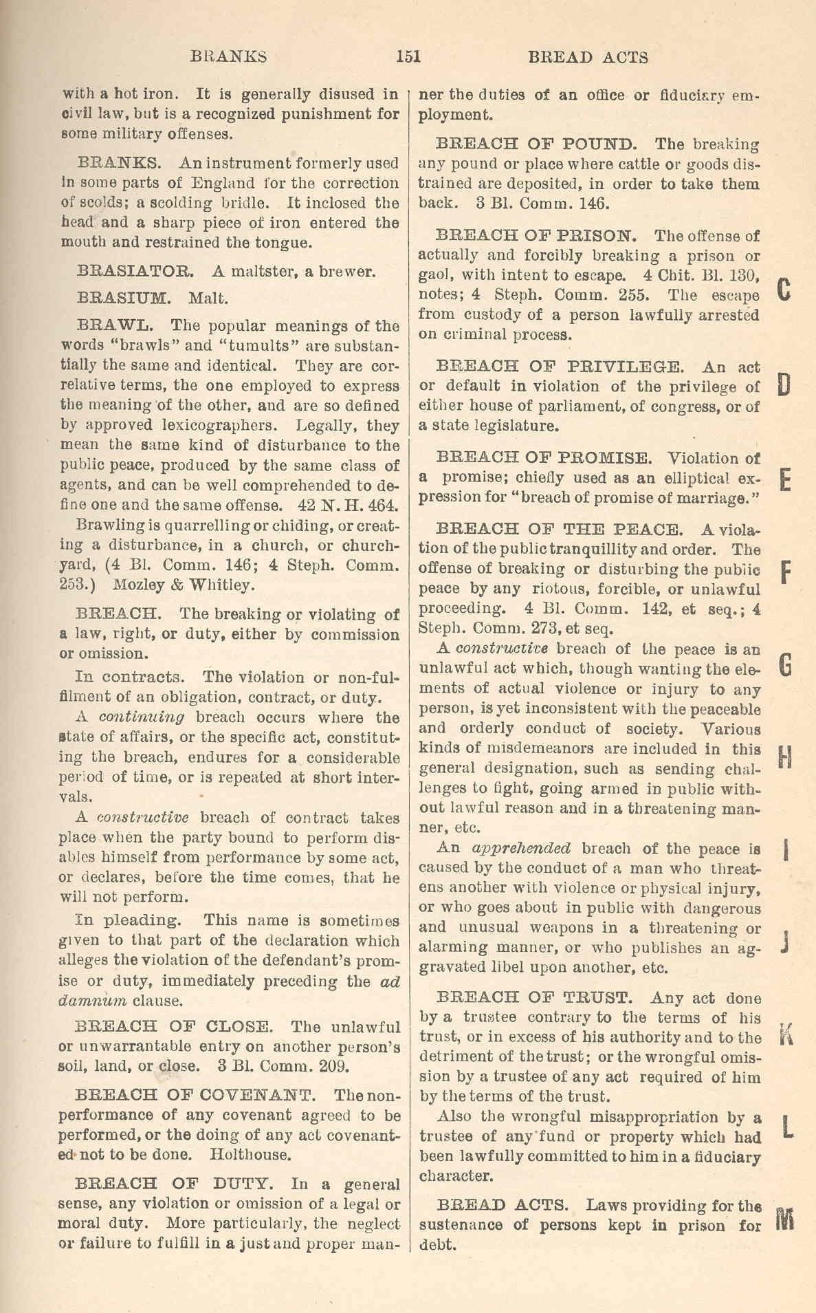 1891 Black's Law Dictionary, First Edition