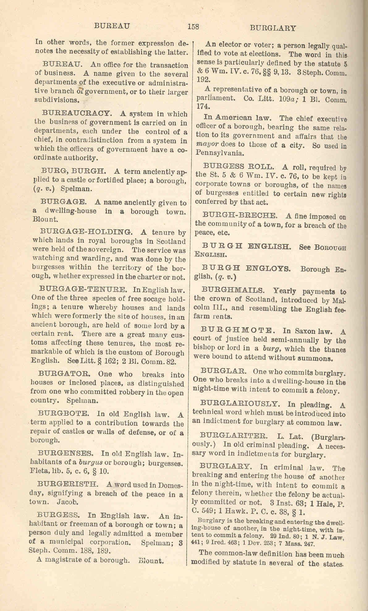 1891 Black's Law Dictionary, First Edition