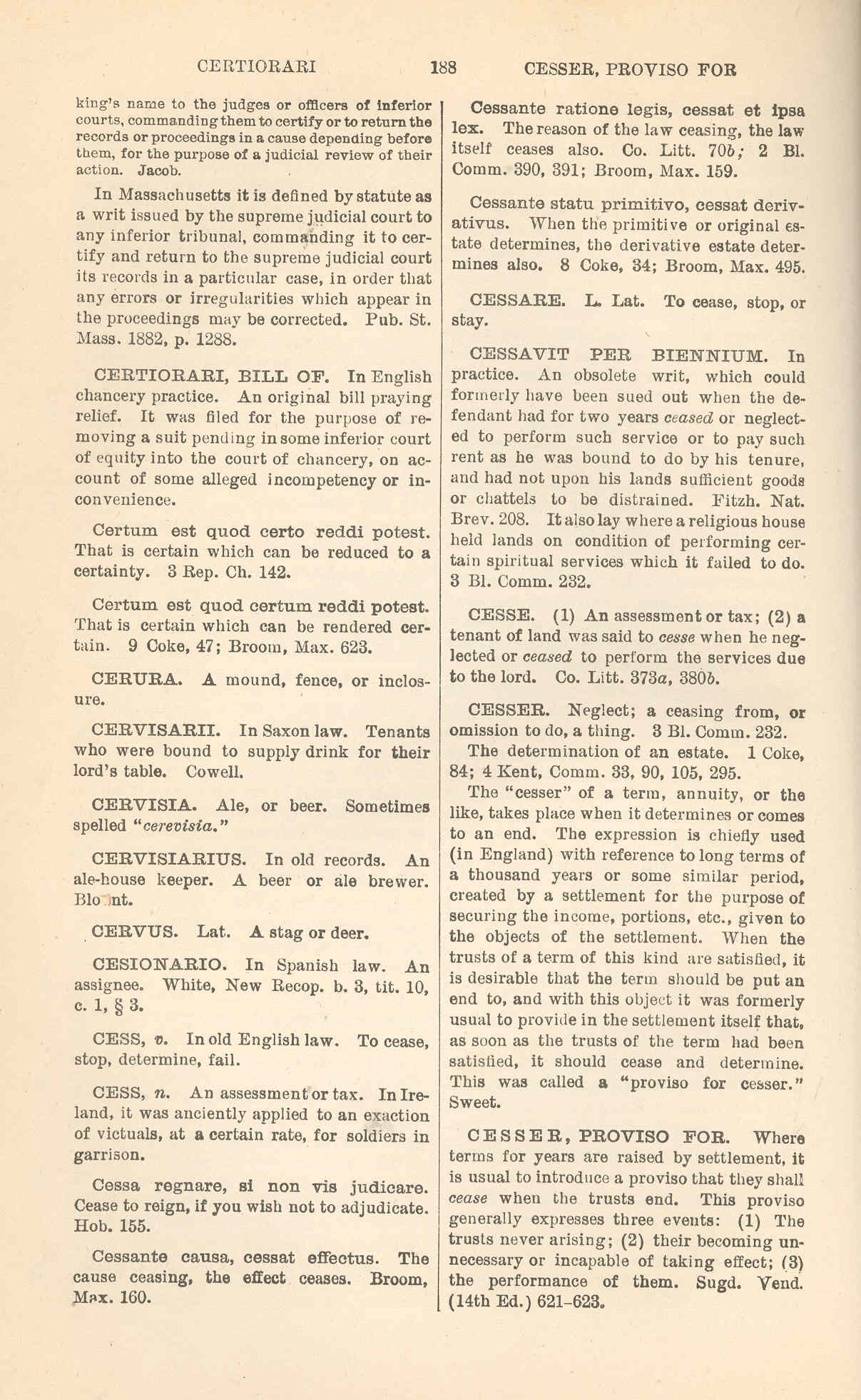 1891 Black's Law Dictionary, First Edition