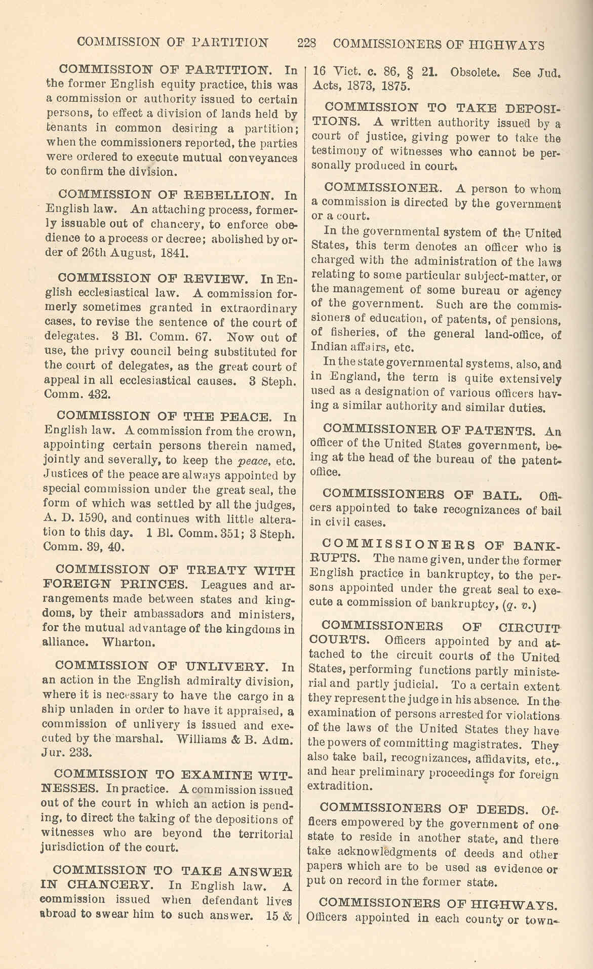 1891 Black's Law Dictionary, First Edition