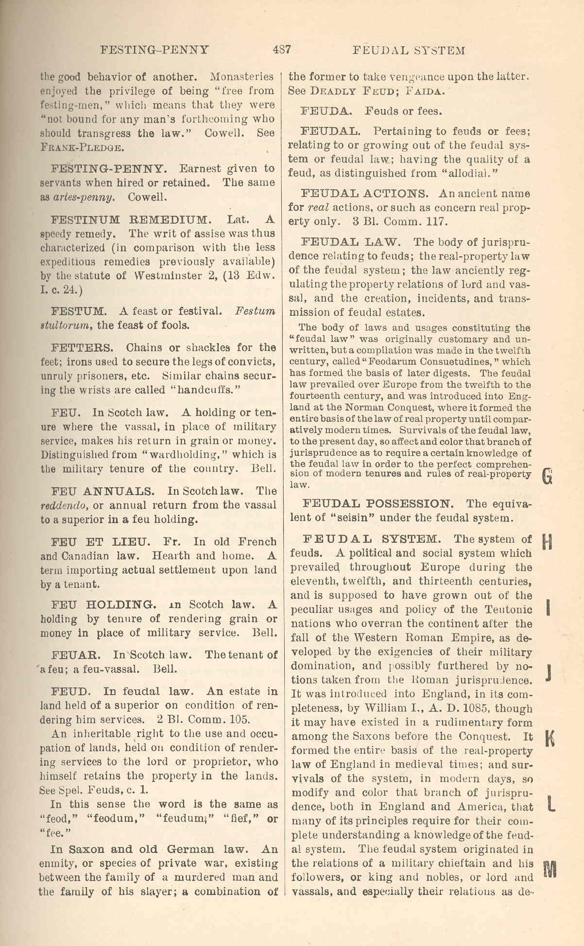 1891 Black's Law Dictionary, First Edition